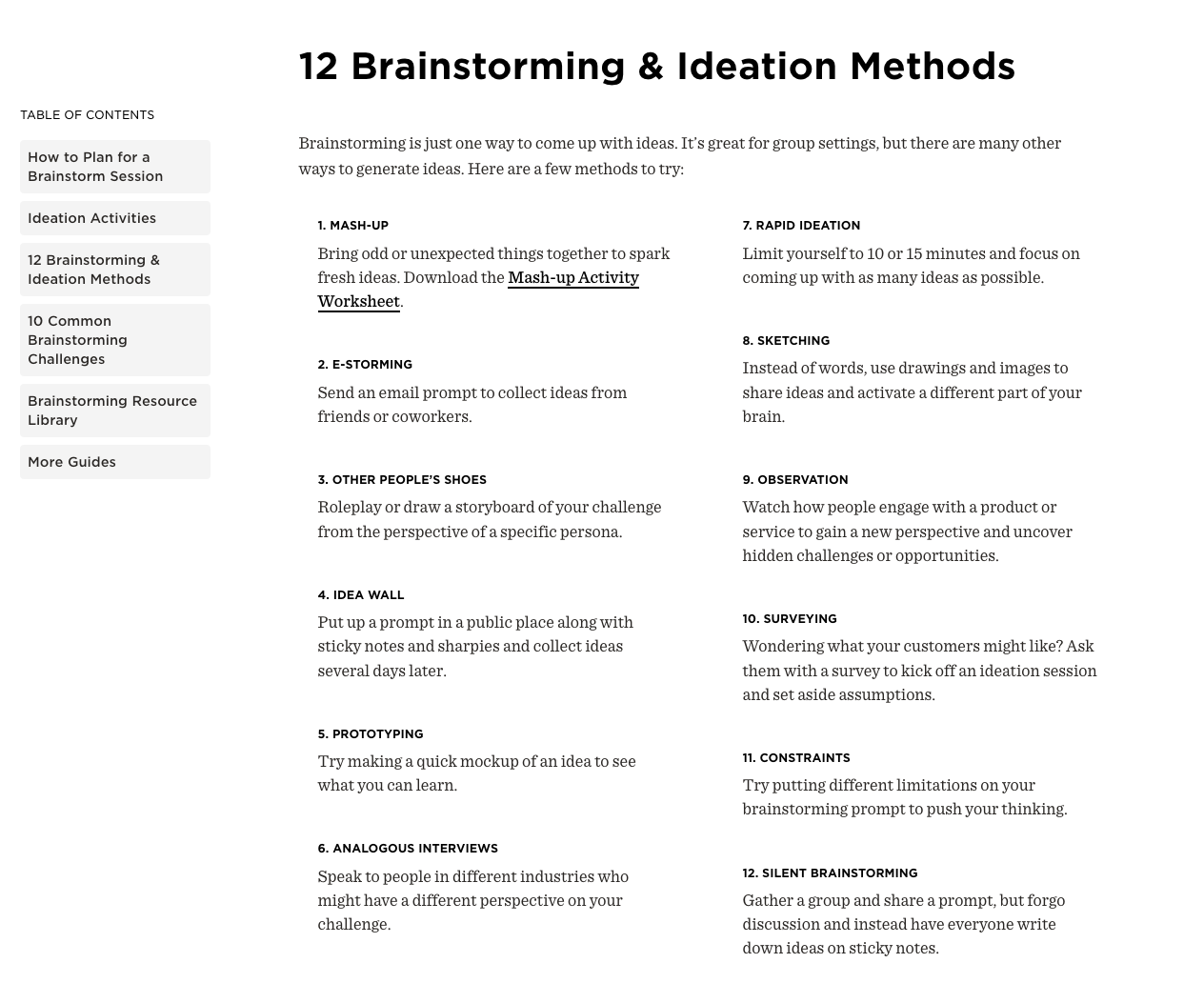 25 trusty frameworks and toolkits to enhance your facilitation skills
